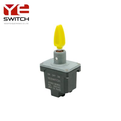 Китай Желтый переключатель с резиновой манжетой IP68 для промышленности с винтовым клеммником продается
