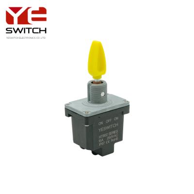 Китай Желтый переключатель с резиновой манжетой IP68 для промышленности с винтовым клеммником продается