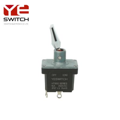 Cina Interruttore a levetta in metallo IP68 Momentaneo Off-(ON) per applicazioni industriali in vendita