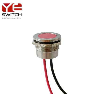 Cina 0.8cm Spst momentaneo pulsante 30VDC LED pulsante pulsante in vendita