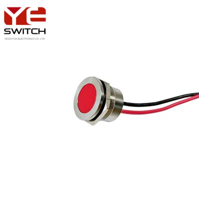 Cina 0.8cm Spst momentaneo pulsante 30VDC LED pulsante pulsante in vendita