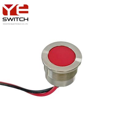 Cina 0.8cm Spst momentaneo pulsante 30VDC LED pulsante pulsante in vendita