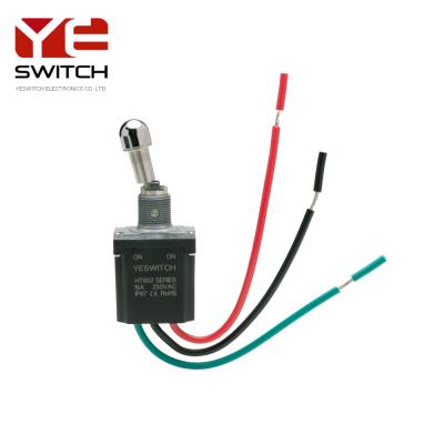 China High Current IP68 Rating Industrial Toggle Switch With Three Wires For Cranes for sale