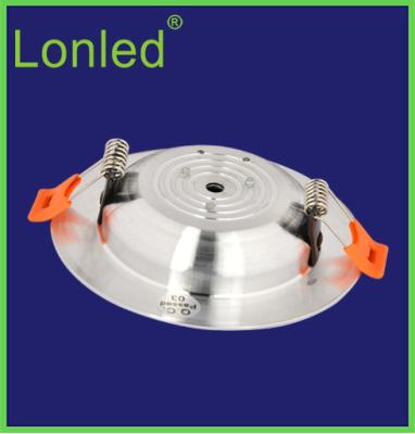 China Ultrathin Aluminum Case 4 inch 12W Recessed LED Downlight  White+Silver/Silver--Lonled for sale