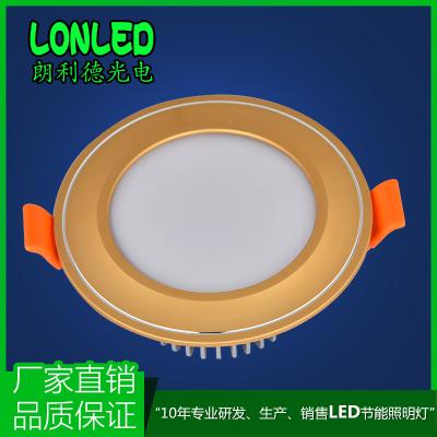 China Aluminum 2 inch 3W Recessed LED Downlight  White/ Golden/ silver Case for sale