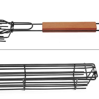 Cina Patata Chips Kabob Shrimp Grilling Basket della bistecca 48*6cm antiaderanti in vendita