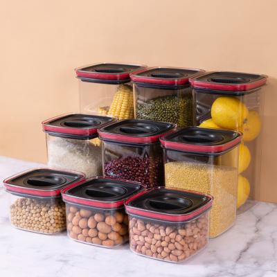 Cina Contenitori di stoccaggio di plastica liberi dell'alimento 600ml di 5PCS BPA con i coperchi ermetici in vendita