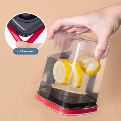 Cina Contenitori di stoccaggio di plastica liberi dell'alimento 600ml di 5PCS BPA con i coperchi ermetici in vendita
