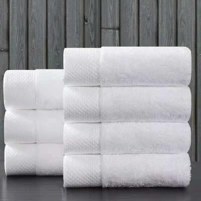 Cina accessori domestici bianchi del bagno dell'asciugamano di bagno del cotone dell'hotel di 400gsm 70x140cm in vendita