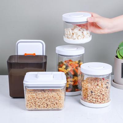 Cina contenitori di plastica del cereale 1000ml-2300ml insieme ermetico dei contenitori di stoccaggio di alimento di 7 pezzi in vendita
