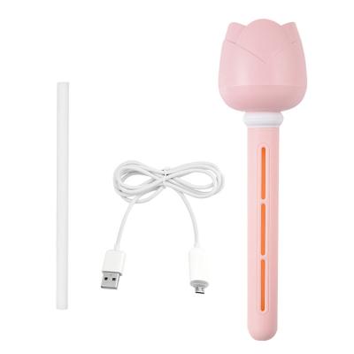 China SGS 2.4W 400ML de Luchtbevochtiger Draagbare Desktop Creatieve Rose Mini Humidifier van de Luchtzuiveringsinstallatie Te koop