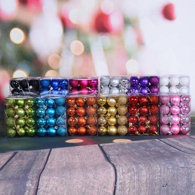 China SGS 	3cm tot het 10cm Gekleurde Decor van het de Vakantiehuis van Kerstmisballen Te koop