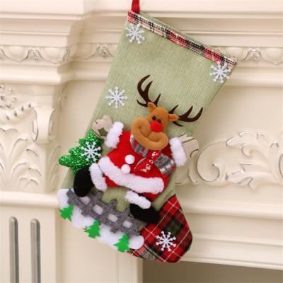 Cina Natale Santa Snowman Reindeer Christmas Stockings X a 6 pollici dello SGS a 5 pollici in vendita