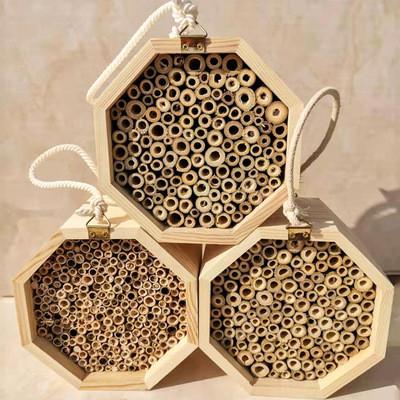 中国 壁掛けの蜂蜜の蜂の木箱15cm*15cm*9cmの養蜂の家 販売のため