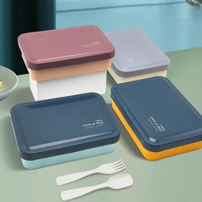中国 3つの学生のためのコンパートメントによって密封されるプラスチックお弁当箱1250ML 販売のため