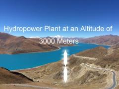 Hydropower plants at an altitude of 3000 meters