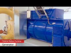 700KW Pelton Turbine Hydro Power Plant