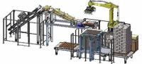 China Chemical Box Stacking Machine Automatic Robot Palletizer for sale