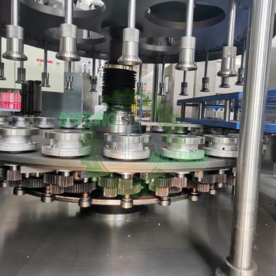Cina Con l'etichettatrice OPP della colata del servomotore della bottiglia di acqua calda rotatoria della colla in vendita