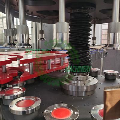 Cina etichettatrice di alta velocità 12 16 20 della bottiglia autoadesiva rotatoria capa del PVC in vendita