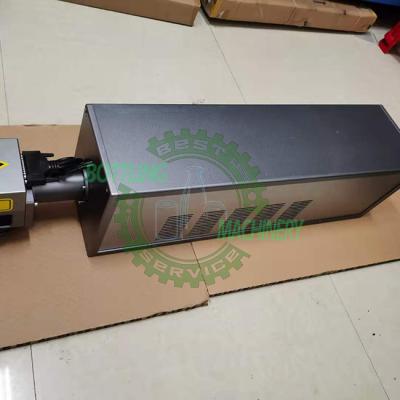 Cina stampante online di codice del laser di CO2 della bottiglia di vetro del trasportatore di 30W 8000BPH in vendita
