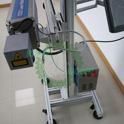 Cina stampante online di codice del laser di CO2 della bottiglia di vetro del trasportatore di 30W 8000BPH in vendita