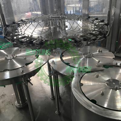 Cina Tunnel Buff Tank di lavaggio di sterilizzazione del cappuccio 24-24-8 Juice Bottling Line in vendita