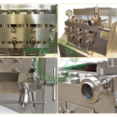 Cina Un omogeneizzatore ultra ad alta pressione di 2 fasi per Juice Bottling Line in vendita