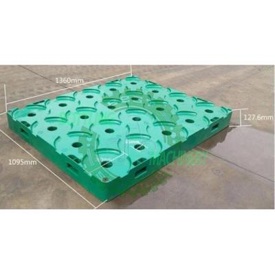 China 5 Plastic de Opslagpallet van de gallonfles voor het Stapelen van het Vat van 18.9L 20L Te koop