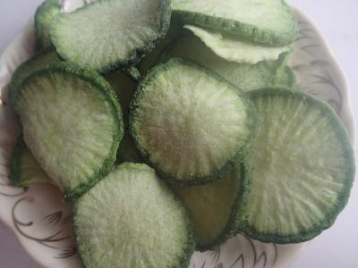 Cina Il vuoto affettato qualità premio Fried Vegetable Dried Green Radish fa un spuntino in vendita
