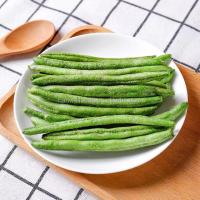 China OU KOSHER Vacuum Fried String Bean Crispy Vegetable Snack 5kg Bulk for sale
