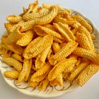 China HW-FRC Corn Shaped Rice Crackers 5KG Bulk Pack - Crispy Grain Snacks with 12 Month Shelf Life for sale