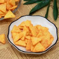 China Baked Triangle Corn Rice Crackers 12 Months Shelf Life OEM Flavored Biscuits for sale