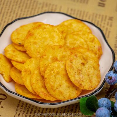 Cina L'OEM croccante dello spuntino del triangolo del cereale dei cracker popolari del riso ha condito i biscotti in vendita