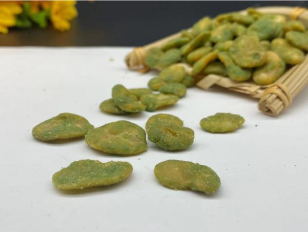 Try Our Crunchy and Bold Mustard Flavored Fava Bean Snack