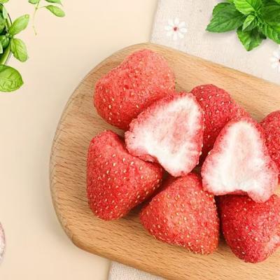 China 25% Sugar Content Sweetened FD Strawberry Mix 5kg Bulk For Snacking for sale