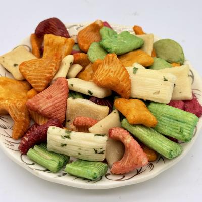 China Colorful Mixed Rice Crackers | Assorted Japanese Style Senbei Snacks for sale
