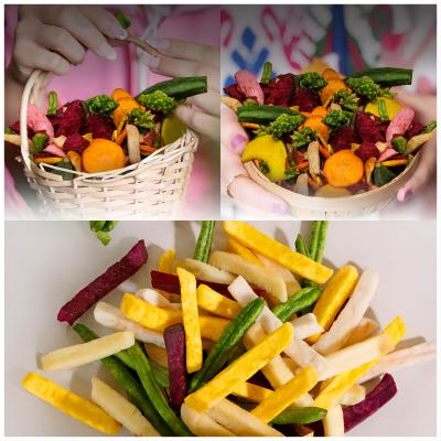 China Vacuum Fried Sweet Potato Sticks Crispy Root Vegetable Snack Natural Fiber Rich Bulk Export for sale