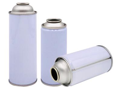 China Premium 200ml Aerosol Tin Can Tinplate Metal Packaging for Deodorants Shaving Foam Paint Chocolate Offset Printing Surface for sale