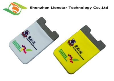 Cina Supporto molle del telefono cellulare di Lycra con l'adesivo dell'autoadesivo di 3M ed il tessuto dell'elastam in vendita