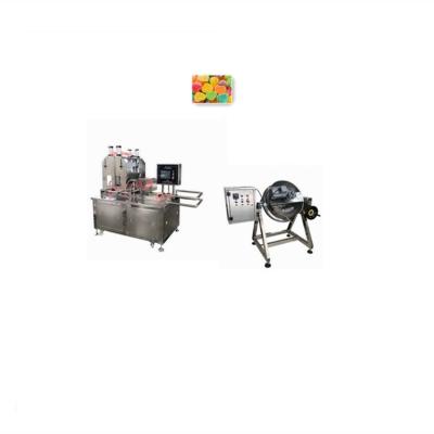 China Máquina para hacer dulces de goma de frijoles blandos de 50 kg / h 1.5KW para una producción rápida y fácil en venta