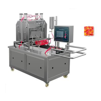 China 220V diverse gummies deponeren zachte bonen beren gummy snoep deponeren machine 20-50kg/h Te koop