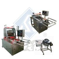 China Semi-Automatic Soft And Hard Candy Pouring Machine For High Productivity Forming Process for sale