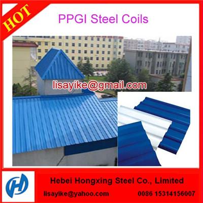 China Film protective ppgi steel coil / prepainted galvanized steel coil for sale