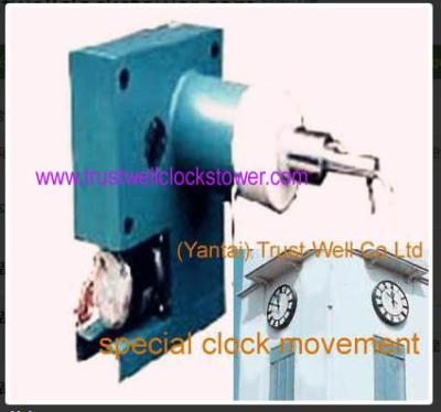 China 8m 9m 10m 12m 15m large external clocks movement motor higher torque rain proof for sale