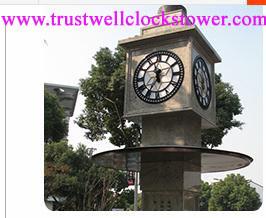 China top quality clocks tower with GPS Synchronization zero time error no need human maintenance water proof for sale