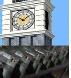 China movement mechanism for floral flower garden clocks 6m diameters for sale