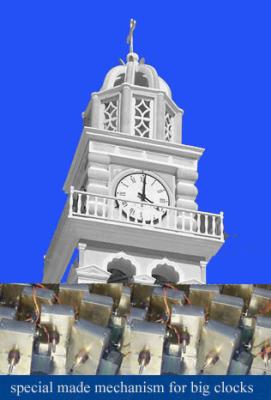 China Tower Clock Movement with Worm Gear Pair for Outdoor Big Clocks 60 Second for sale
