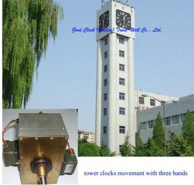 China tower building clocks and movement mechanism with stepper motor,3 arrow tower clock-GOOD CLOCK(YANTAI)TRUST-WELL CO LTD for sale