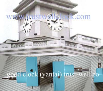 China Custom Tower Building Clocks 60cm to 10m Diameter Weatherproof Movement for sale